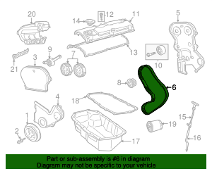 1995-2010 Mopar Timing Belt 4621844 | TascaParts.com