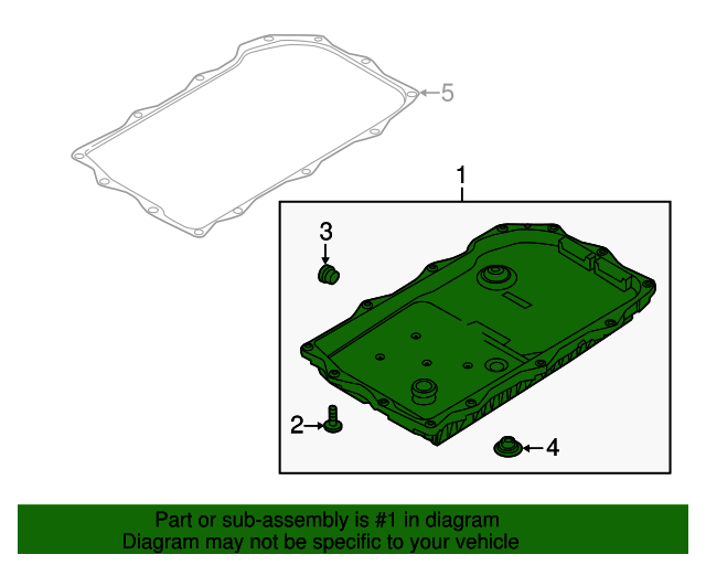 2013-2024 Mopar Trans Pan w/ gasket 68225344AA | Mopar Parts Canada