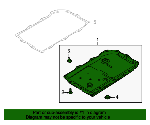 2013-2025 Mopar Trans Pan w/ gasket 68225344AA | Mopar Parts Canada
