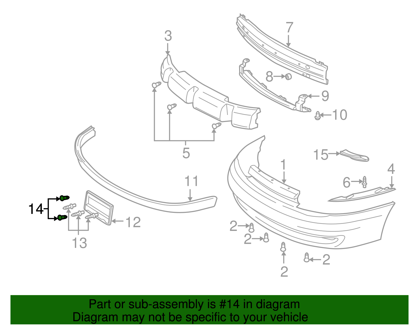 GM Parts | License Bracket Screw Part# 9423101 | GM Parts Store