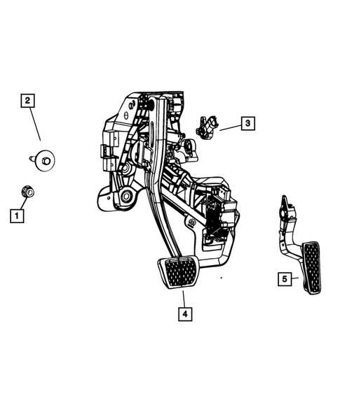 Accelerator Pedal for 2025 Jeep Gladiator | Mopar eStore