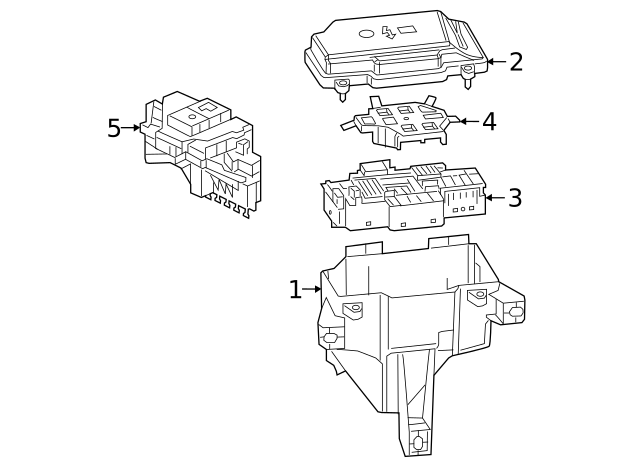 Fuse Box 463-540-76-12-64 | Mercedes-Benz Parts