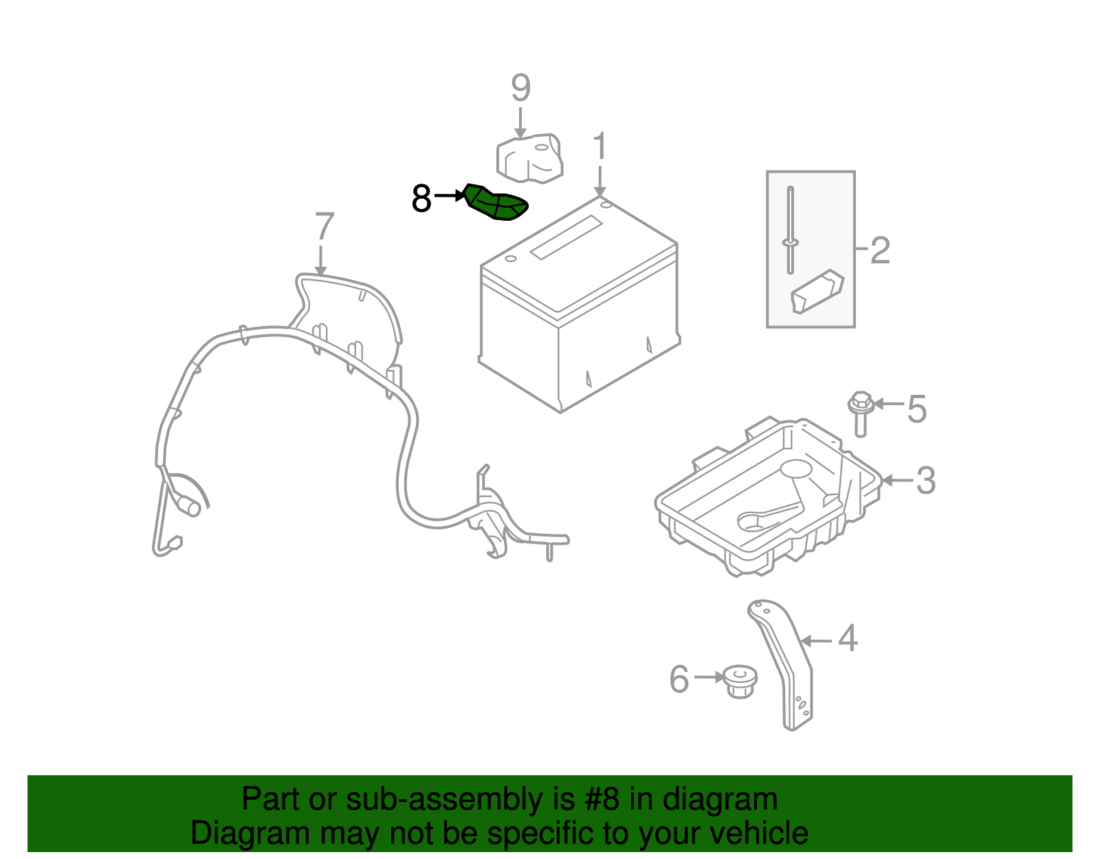 7T4Z-14450-A - 2007-2010 Ford - Terminal | My Ford Parts