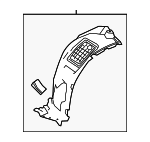 253-690-75-01 - Ft Fender Liner 2016-2023 Mercedes-Benz | Mercedes-Benz ...