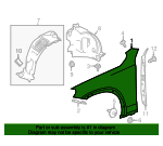 253-880-02-18 - Fender 2016-2023 Mercedes-Benz | Mercedes-Benz USA Parts