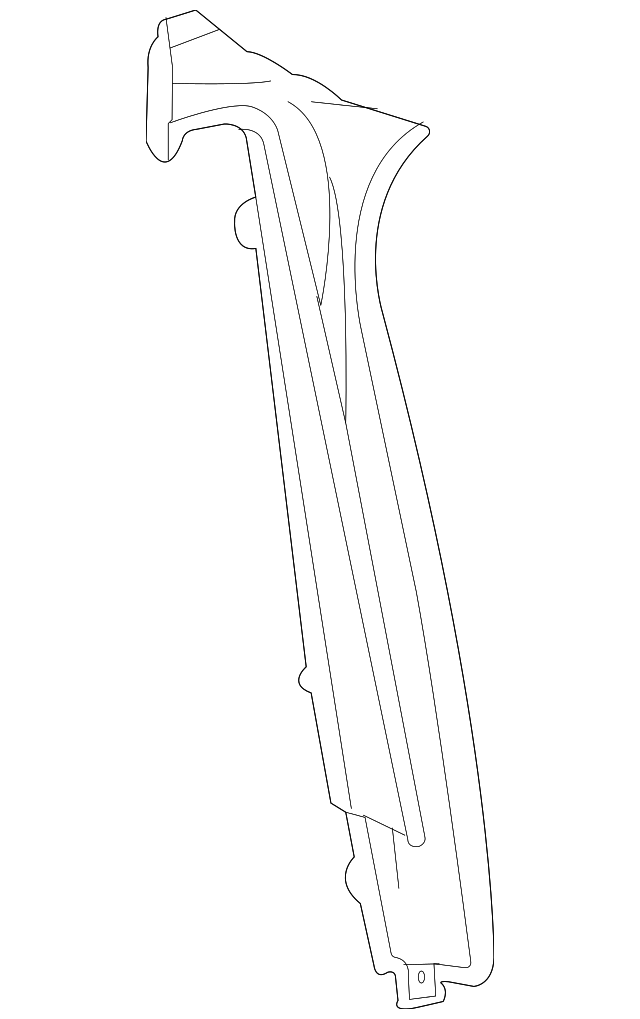 2021-2023 GM Driver Side Back Body Opening Side Gutter 84854258 GM ...