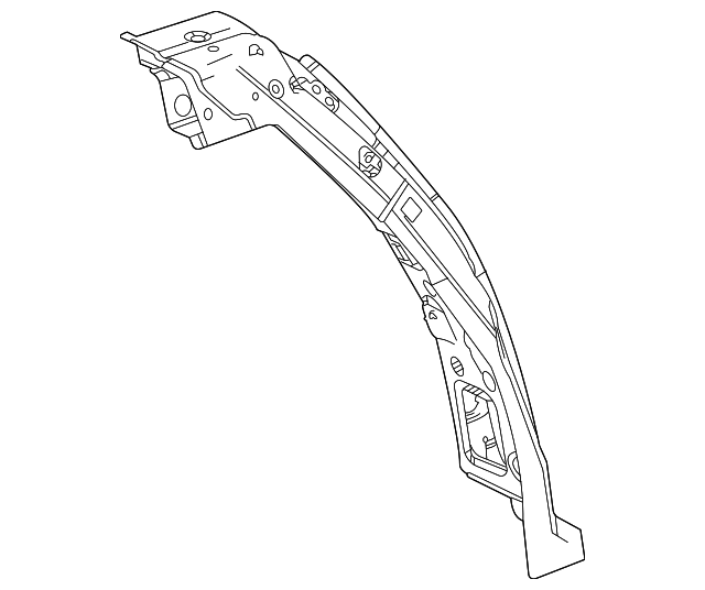 2021-2024 GM Rear Pillar Reinforced 84899944 GM | GMPartsDirect.com