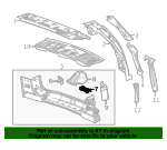 2021-2024 GM Rear Bumper Fascia Bracket 84330916 GM | GMPartsDirect.com