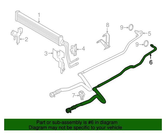 Genuine BMW 17-22-2-284-269 | Outlet Hose | FREE Shipping on Most ...