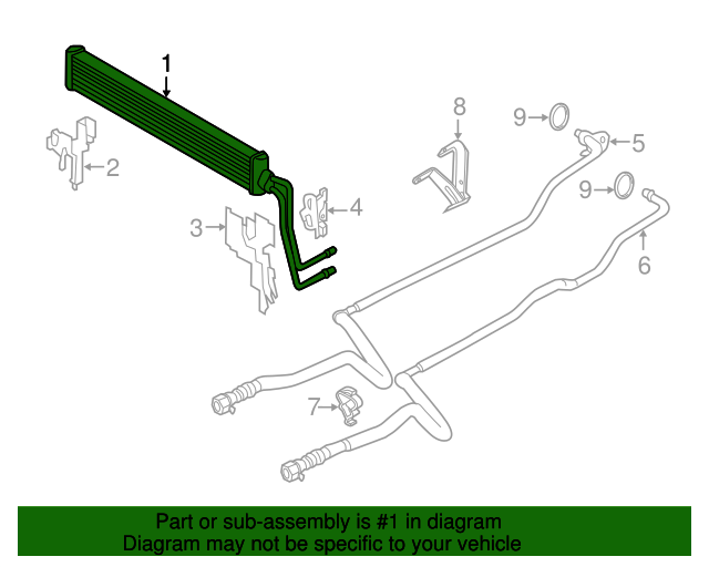Genuine BMW 17-21-2-284-241 | Trans Cooler | FREE Shipping on Most ...