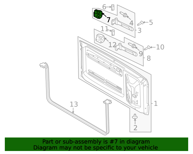 2021 Ford Bronco Upper Reinforced M2DZ-7842942-A | TascaParts.com
