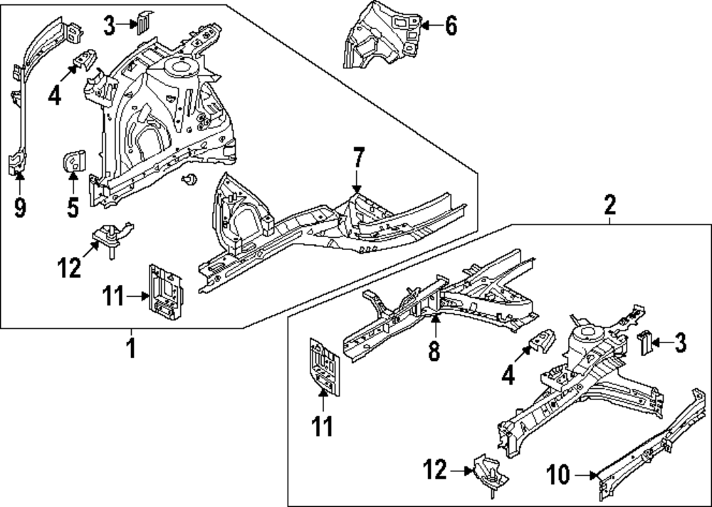 2024-2025 Hyundai Santa Fe Mount Bracket 64575-R6000 | OEM Parts Online