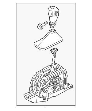 DA8Z-7210-AF - Gear Shift Assembly 2013-2015 Ford Flex | AutoNation Parts