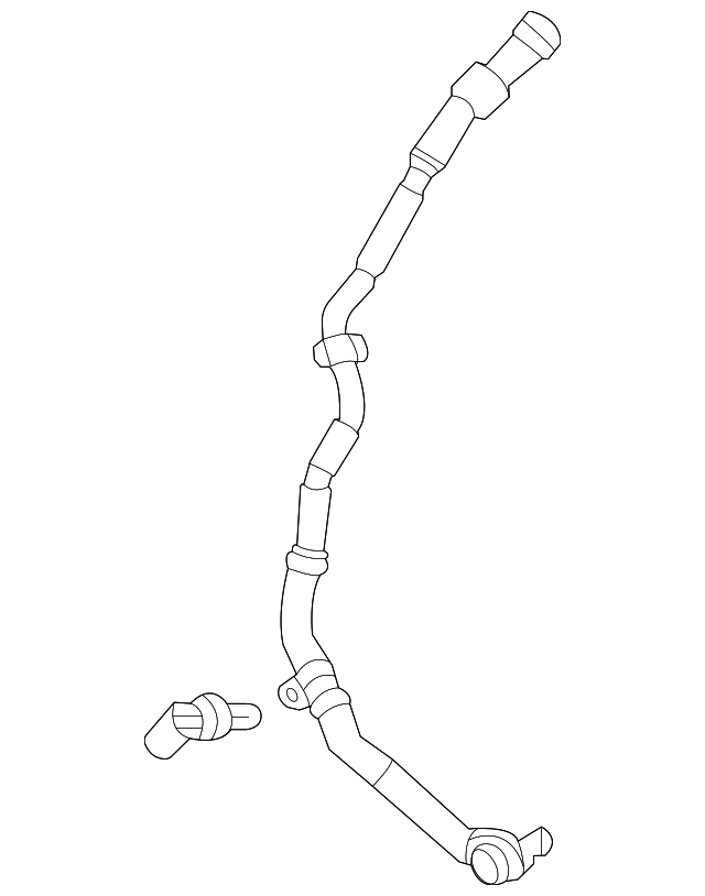 167-501-63-03 - Water Feed Tube 2021-2024 Mercedes-Benz GLE 53 AMG ...