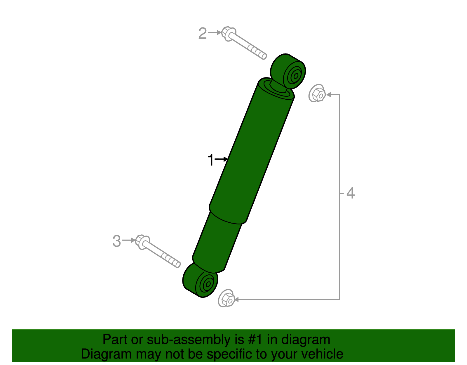2016-2024 Nissan TITAN XD Shock Absorber E6200EZ73B | Retail ...
