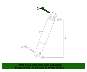 54459-EN12C - Lower Control Arm Front Bolt 2014-2024 Nissan | Nissan ...