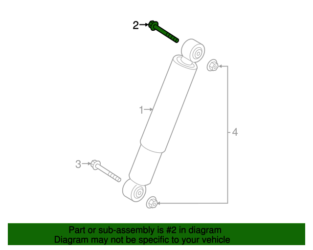 2014-2024 Nissan Lower Control Arm Front Bolt 54459-EN12C | Nissan ...