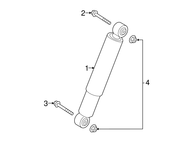 2014-2024 Nissan Lower Control Arm Front Bolt 54459-EN12C | Nissan ...