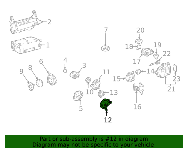 217-820-05-02-64 - Speaker 2015-2023 Mercedes-Benz | AutoNationParts.com