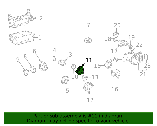 238-820-67-00 - Speaker 2018-2023 Mercedes-Benz | Mercedes-Benz USA Parts