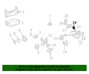 000-993-29-60 - Door Interior Trim Panel Retainer 2017-2024 Mercedes ...
