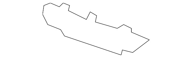 15801407 - Front Bumper Fascia Upper Molding - 2006-2013 Chevrolet ...