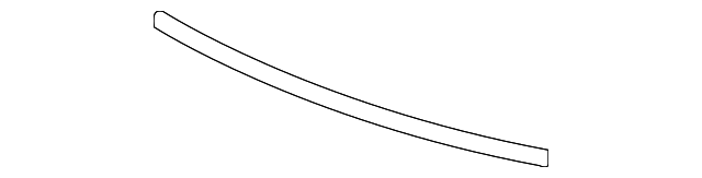 2005-2013 Chevrolet Corvette Front Bumper Fascia Seal 15881433 GM ...