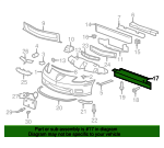 21992641 - OEM GM Front Deflector | GMPartsCenter.net | GM Parts Center