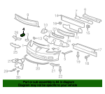 2006-2013 Chevrolet Corvette Black Front Bumper Fascia Retainer ...