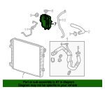 2017-2019 GM Radiator Surge Tank 84257137 | TascaParts.com