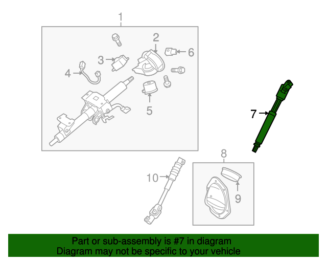 2010-2023 Toyota 4Runner Intermediate Shaft 45220-60280 | Toyota Parts ...