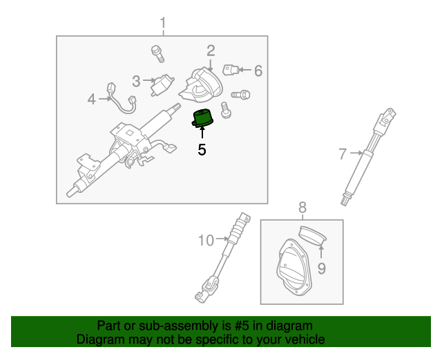 1992-2023 Toyota Ignition Switch 84450-12200 | Toyota Parts