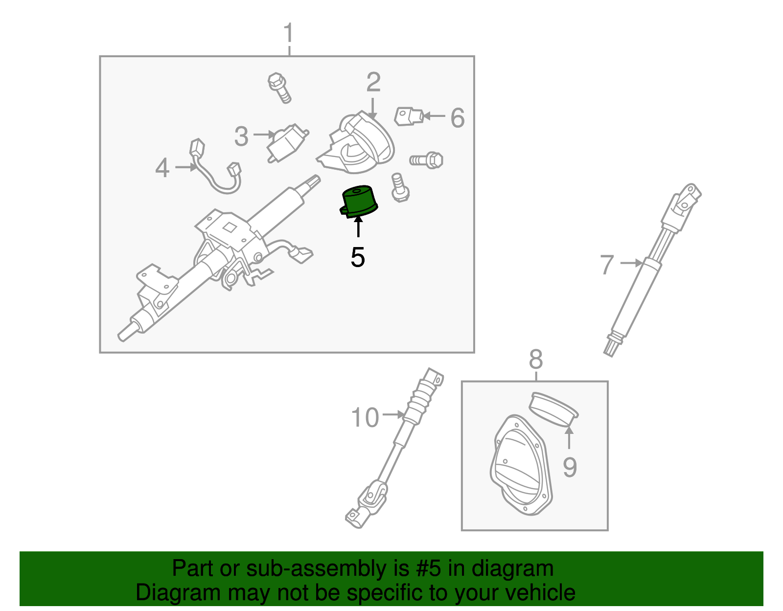 Genuine Toyota Ignition Switch part# 84450-12200 for 1992-2023 Toyota ...