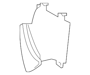 2016-2019 Volvo XC90 Side Baffle 31455373 | TascaParts.com