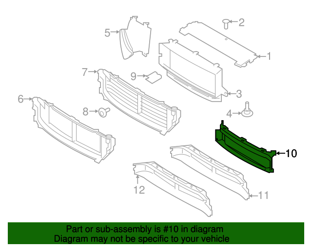 2016-2023 Volvo XC90 Lower Guide 31383717 | OEM Parts Online