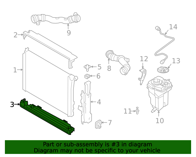 Genuine BMW 17-11-8-095-290 | Lower Cover | FREE Shipping on Most ...