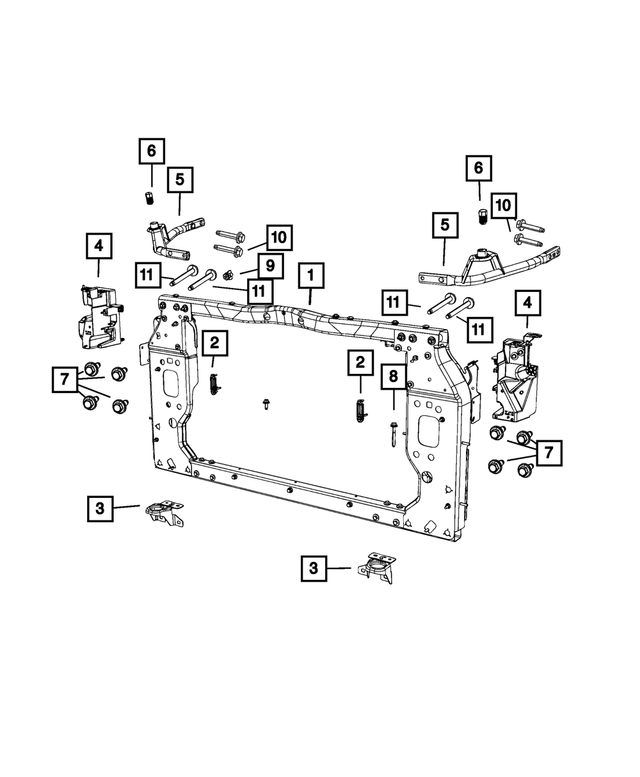 2019-2021 Jeep Cherokee OEM NEW Mopar 2019-20 Jeep Cherokee Support ...