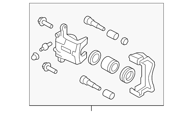 2012-2019 Nissan Caliper 41011-1HL0A | Nissan Parts Plus