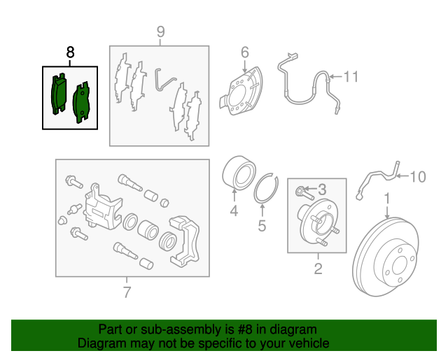 D1060-1HL0B - Brake Pads Front - 2012-2019 Nissan | Nissan OEM Parts Direct