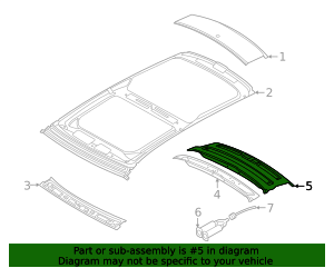 4K9-817-985 - High-Quality Roof Panel Reinforcement for 2020-2025 Audi | AutoNation Parts