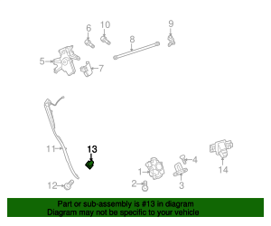1998-2019 Toyota Door Trim Panel Grommet 90189-06197 | Camelback Toyota ...