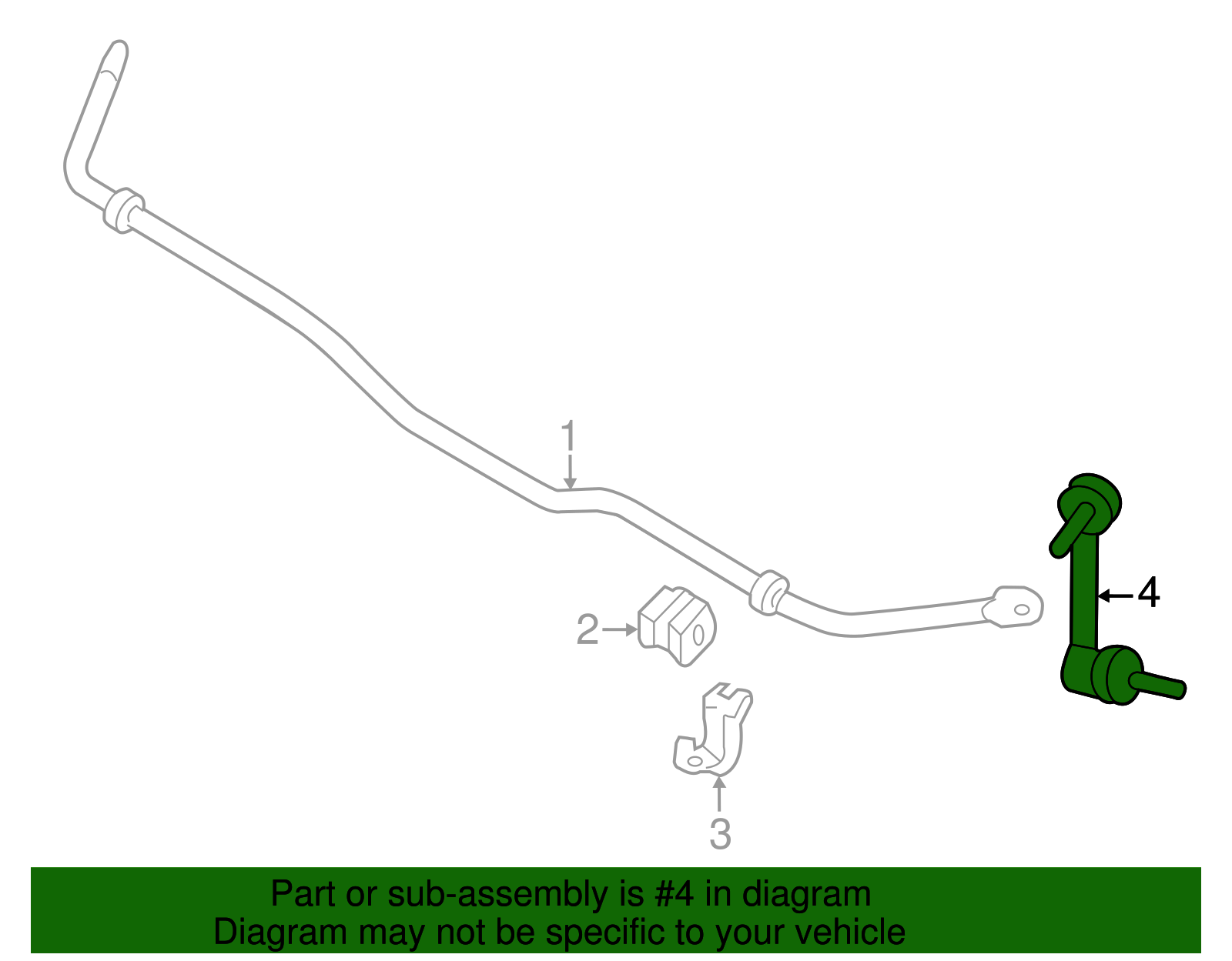 2013-2024 Nissan Stabilizer Link 56261-3JA0C | Bill Kay Nissan Parts
