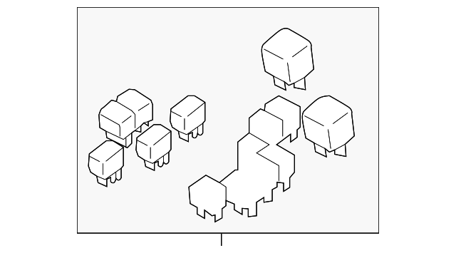 1999-2024 Mitsubishi Starter Relay MR515994 | MitsubishiParts.com