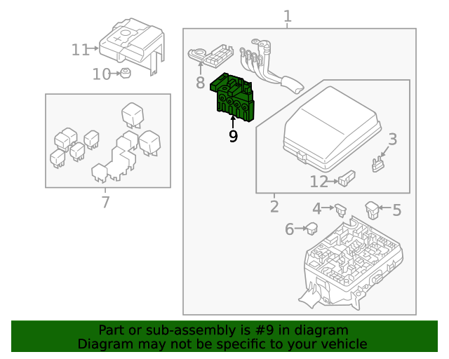 2022-2024 Mitsubishi Eclipse Cross Box 8571A094 | OEM Parts Online