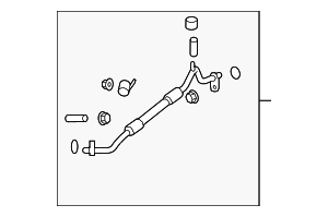 2010-2017 GM Rear Press Hose 22877478 GM | GMPartsDirect.com