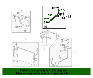 22877478 - Rear Press Hose 2010-2017 GM | AutoNation Parts