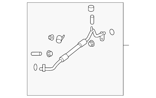 2010-2017 GM Rear Press Hose 22877478 GM | GMPartsDirect.com