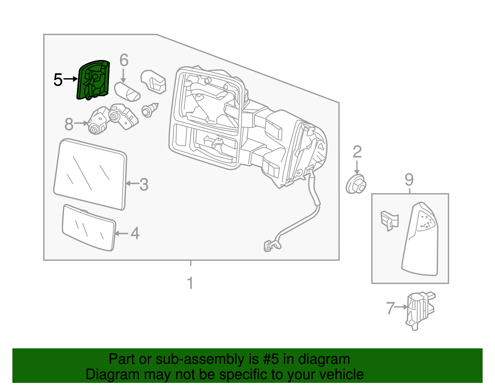7C3Z-13776-B - Side Marker Lamp 2008-2016 Ford | Ford Parts Direct