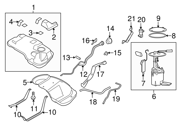 2008-2022 Ford Locking Fuel Plug 8U5Z-9C268-B | OEM Parts Online