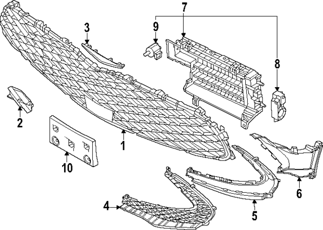 2023-2024 Genesis GV60 Cap Front Hook 86587-CU000-EB | OEM Parts Online